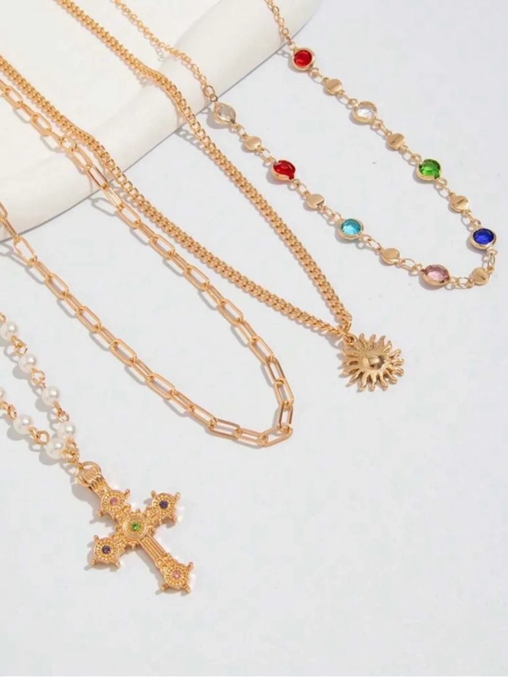 Jewelry | 515 Must Bundle 14k Gold Plated Cross Gold Necklaces With ...
